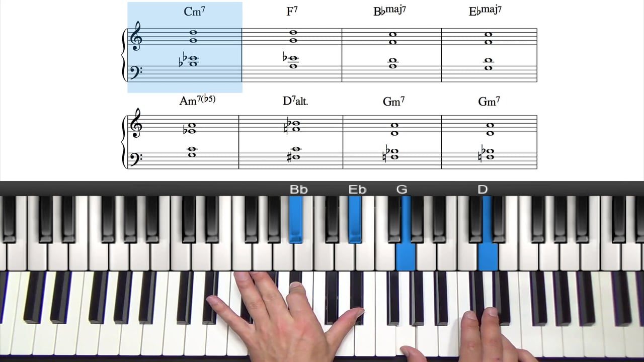 Jazz Piano Comping Voicings | Comping Chords & Rhythms Tutorial